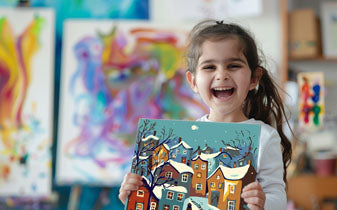 Abstract Painting by Numbers Motifs | Expressive & Artistic Freedom by ...